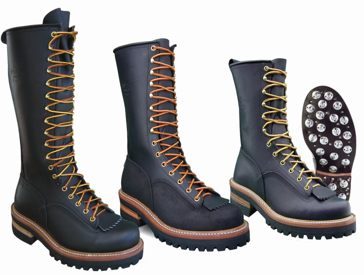 10" 12" 16" Calked Logger Boot | Made in USA | Hoffman Boots